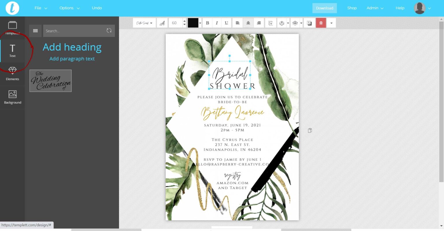 How to Open and Edit your Templett Template | Raspberry Creative, LLC