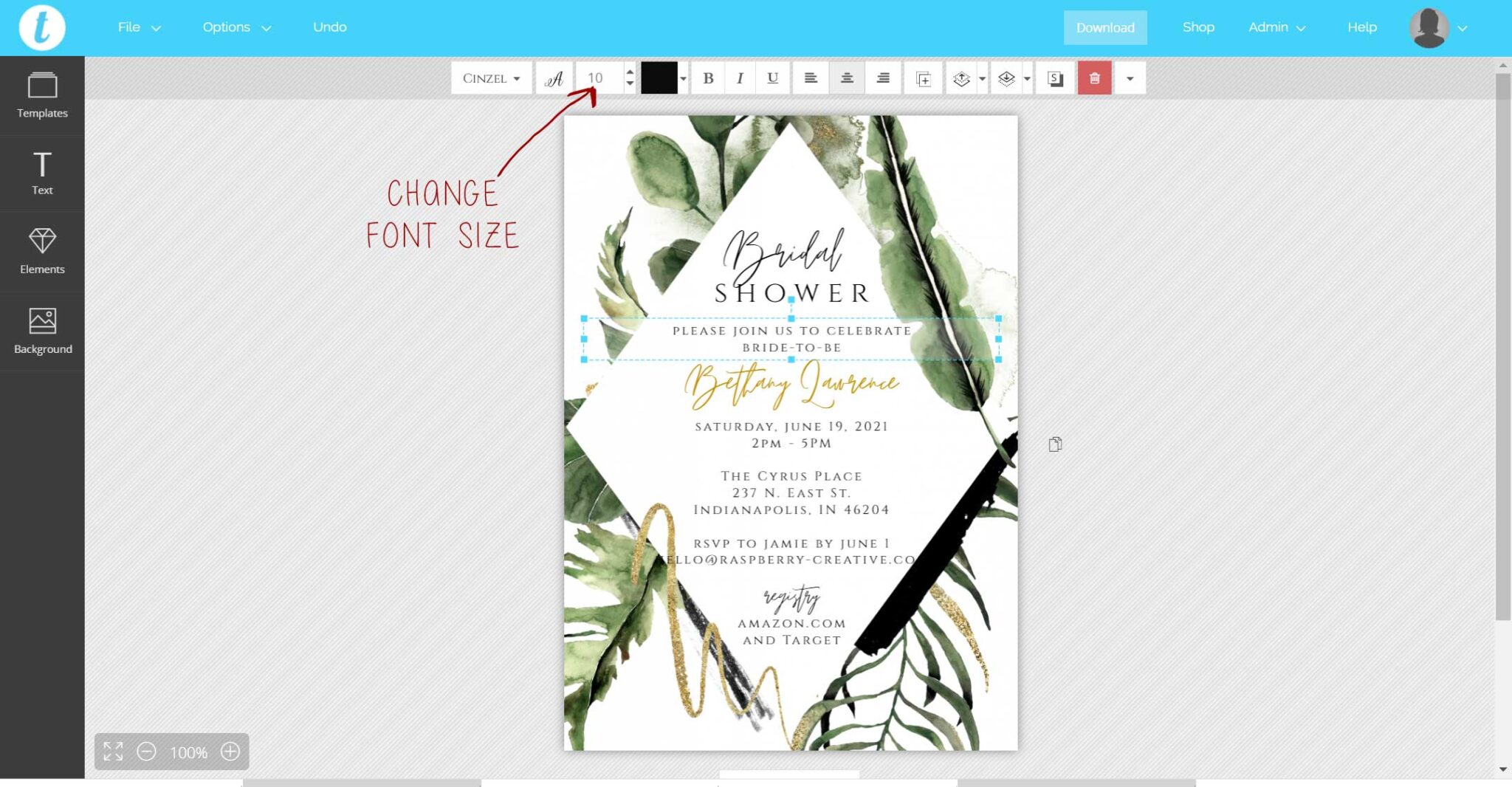 How to Open and Edit your Templett Template | Raspberry Creative, LLC