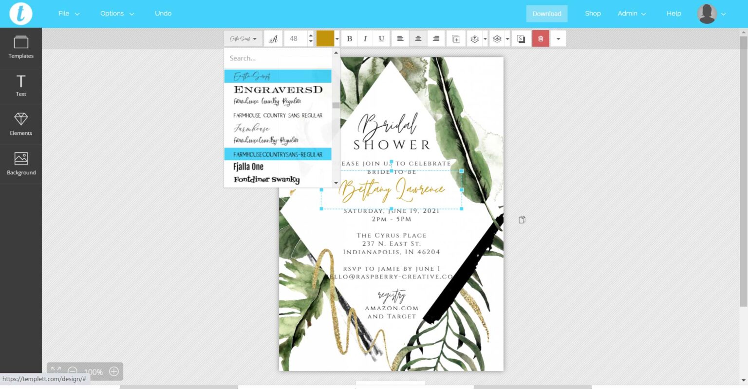 How to Open and Edit your Templett Template | Raspberry Creative, LLC