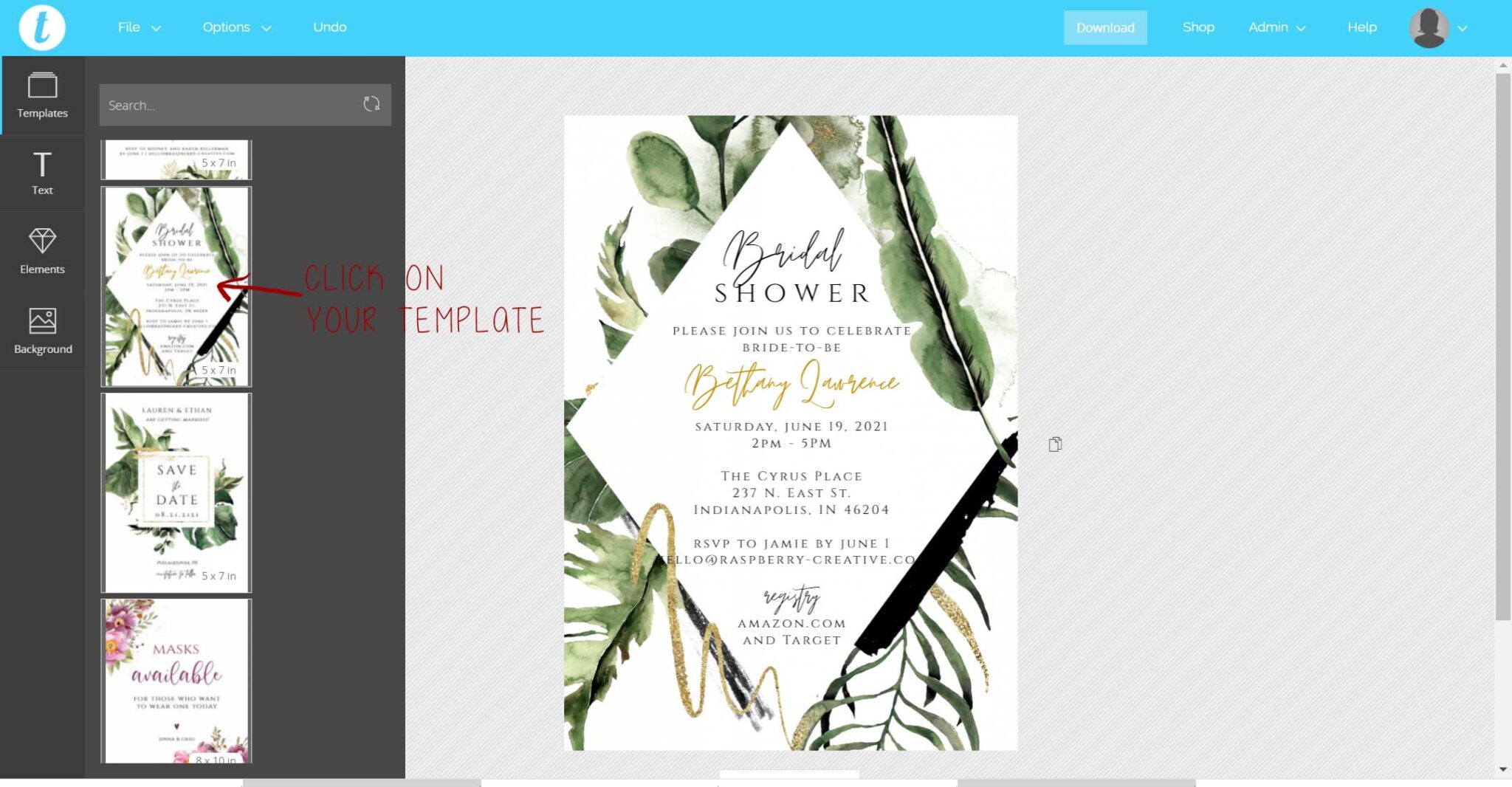 How to Open and Edit your Templett Template | Raspberry Creative, LLC