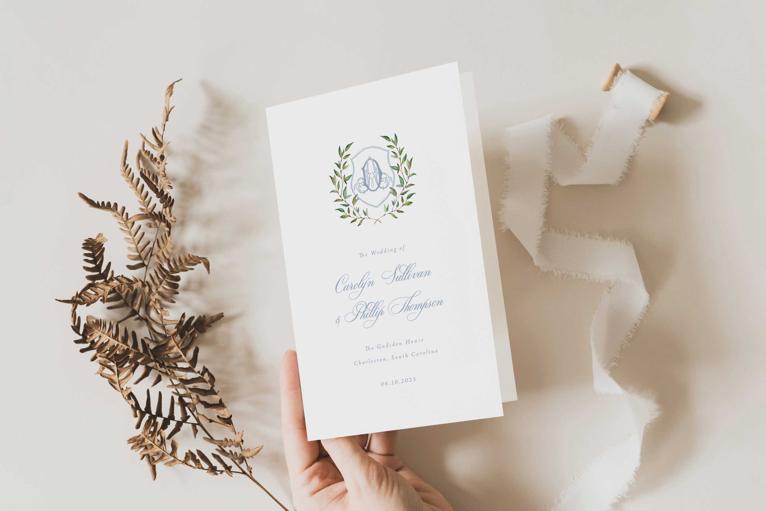 Wedding Ceremony Programs | Raspberry Creative, LLC
