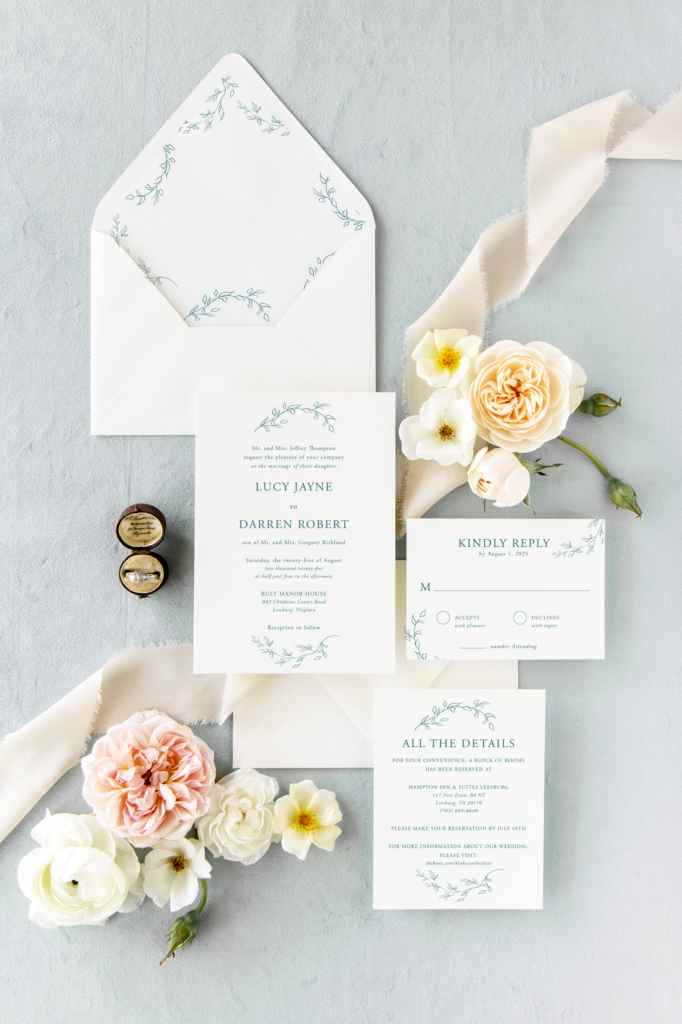 Lucy Wedding Invitation Suite | Raspberry Creative, LLC