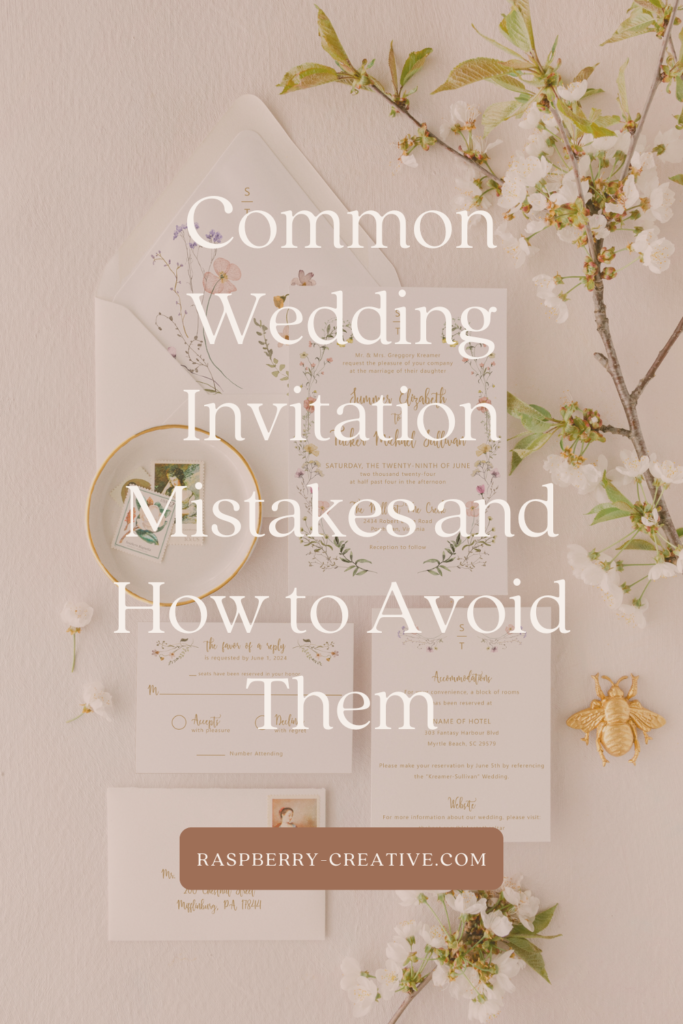 Common Wedding Invitation Mistakes and How to Avoid Them | Raspberry ...